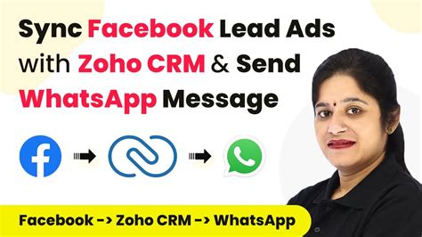 Sync Facebook Lead Ads To Zoho Crm Custom Fields And Send Whatsapp