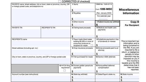 irs form 1099 misc walkthrough miscellaneous information youtube