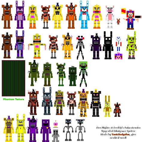 Fnaf Sprites