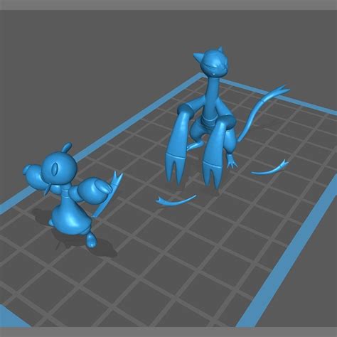 Stl File Pokemon Mienfoo Mienshao 🐉・3d Printable Model To Download・cults