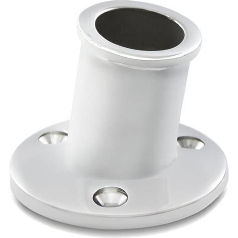 Whitecap Stainless Steel Flagpole Socket Defender Marine