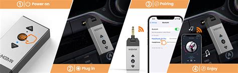 Maedhawk Bluetooth Aux Adapter Bluetooth 5 2 Wireless Receiver For Car
