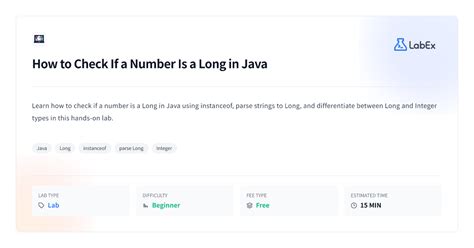 How To Check If A Number Is A Long In Java Labex