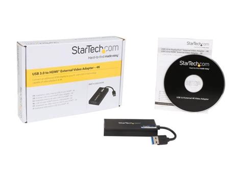 StarTech Com USB HD K USB To HDMI Display Adapter K Ultra HD DisplayLink Certified Video
