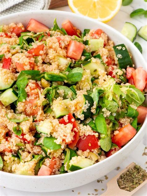 Easy Quinoa Vegan Summer Salad Wellnessdove