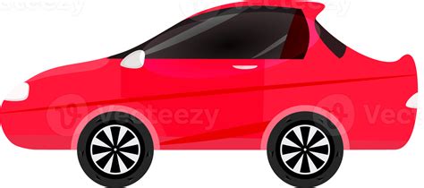 Model Sport Auto Rood Kleur Snel Snelheid Voertuig Illustratie