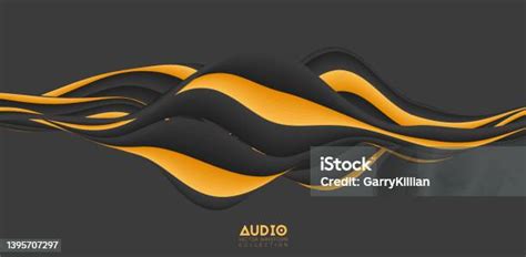 음파 시각화 3d 솔리드 파형 음성 샘플 패턴 3차원 형태에 대한 스톡 벡터 아트 및 기타 이미지 3차원 형태 건강관리와 의술 검은색 Istock