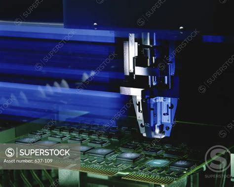 Automated Circuit Board Assembly Superstock