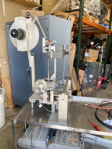 Sold Universal Table Top Labeler M R 310 Whot Stamp Gpi