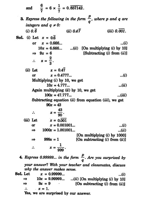 Number System Class 9 Math Studypur