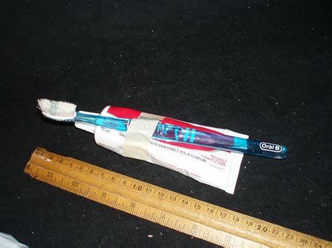 Smokers Toothpaste And Brush Props Inventory