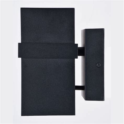 Cascadia Lavage 1 Light 7 In H Matte Black Dark Sky Led Outdoor Wall