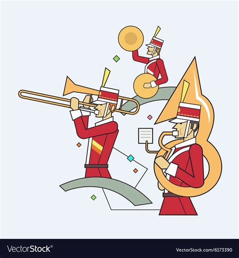 Marching Trombone Clipart