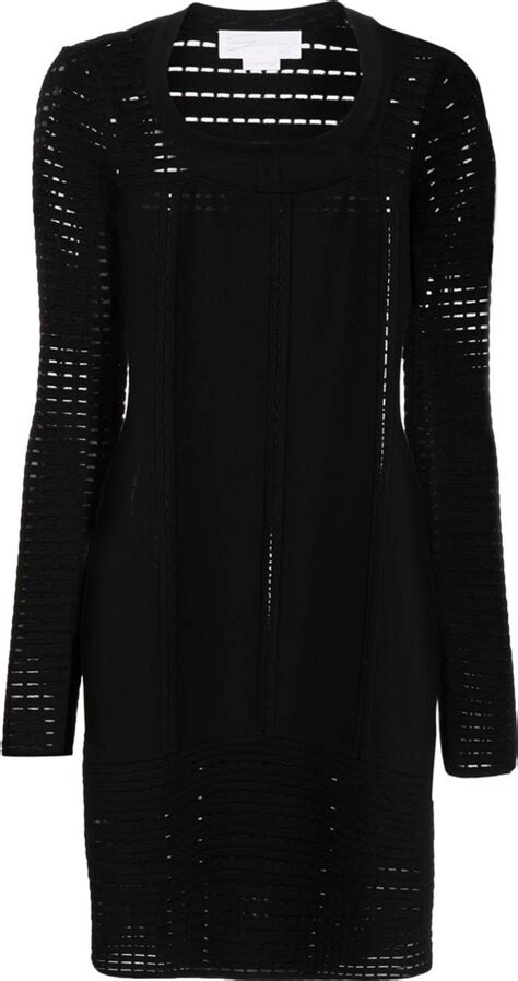 Genny Laser Cut Midi Dress Shopstyle