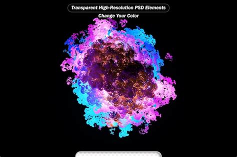 Premium Psd 3d Rendering Of Explosion Smoke Shock Wave And Divergent Waves Isolated On Black