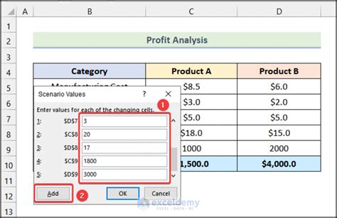 How To Create A Scenario Summary Report In Excel 2 Easy Ways