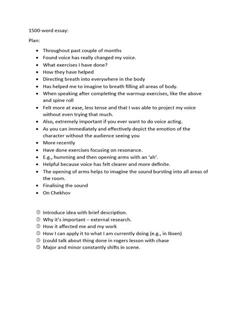 1500 Word Essay Pdf
