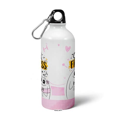 Garrafa Squeeze MQ Flork Namorados Casal Fitness BPink Fun Geek Store