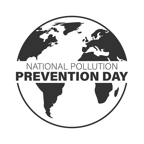 Planeta Tierra Con Texto Del Día Nacional De Prevención De La