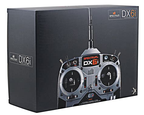 Spektrum RC DX6i 6 Channel DSMX Transmitter Transmitter Only Mode 2 SPMR6630 HobbyTown