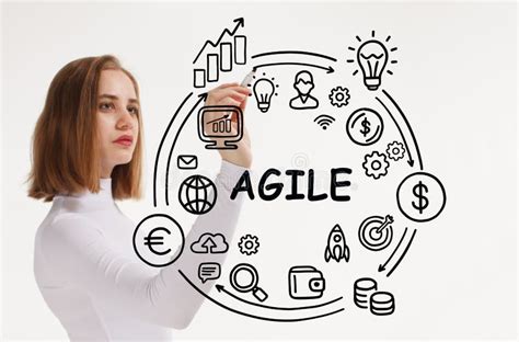 Business Technology Internet And Network Concept Agile Software Development Stock Photo