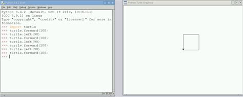 Python Vierkant Tekenen