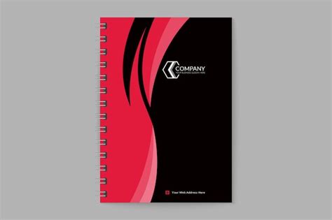 Premium Vector Corporate Professional Unique Creative Note Cover Design