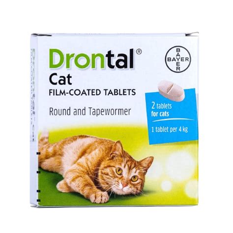 Drontal Allwormer For Cat Worming Treatment Buy Online Pet Medication