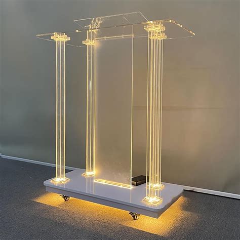 Church Pulpit With Led Lights Personalized Acrylic Pulpits For Church