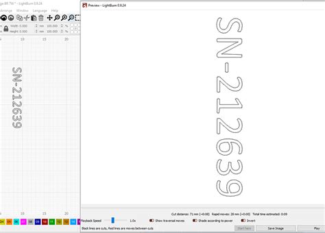 Serial Number Not Burn Zero Lightburn Software Questions Lightburn