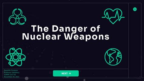 Nuclear Weapons Presentation Genially