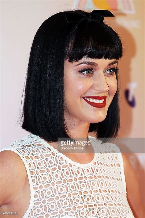 Katy Perry Poses For Media At Telstra Hq George Street On March 4