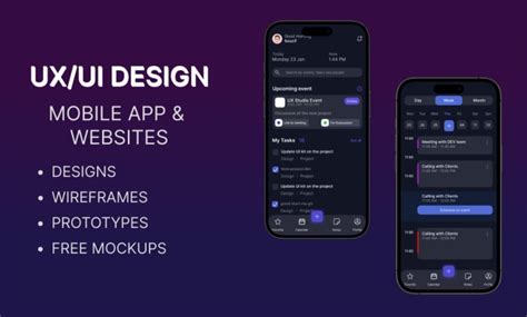 do ux ui design wireframe ux and mobile ui design by boucif bm fiverr