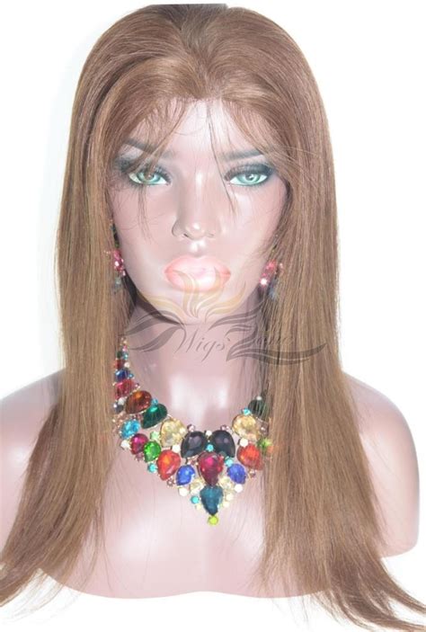 Color Silky Straight Russian Virgin Hair Lace Wig Pre Plucked Hairline HD Invisible Skin