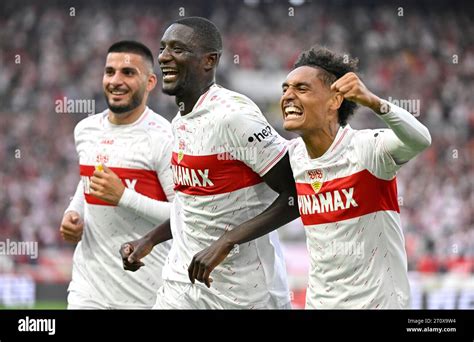 Goal Celebration Serhou Guirassy Vfb Stuttgart 09 With Enzo Millot