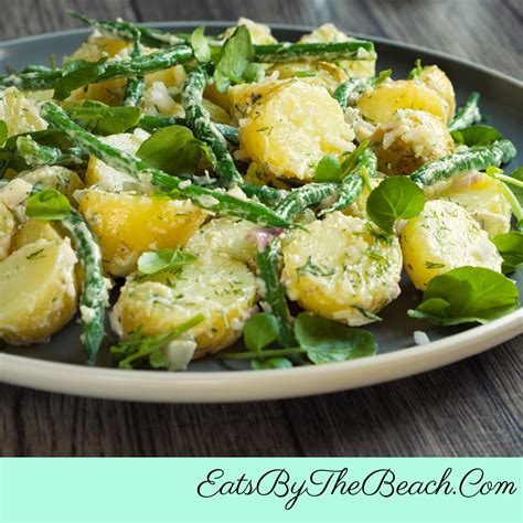 Tangy Green Bean And Potato Salad Eats By The Beach