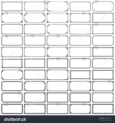 Text Rectangle Over 131646 Royalty Free Licensable Stock Vectors