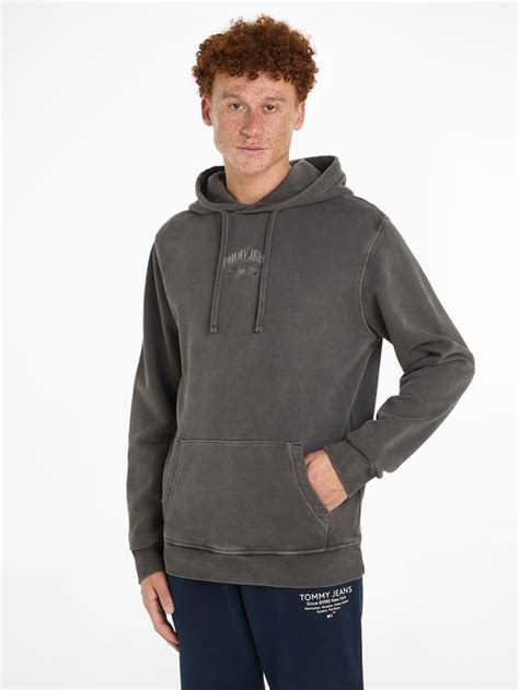 Tommy Jeans Kapuzensweatshirt Tjm Reg Arch Varsity Hoodie Mit Tommy