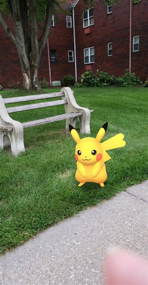 Pikachu By The Bench By Megacrystalswiftail On Deviantart