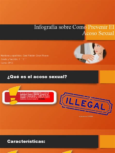 Infografía Sobre Como Prevenir El Acoso Sexual Pdf