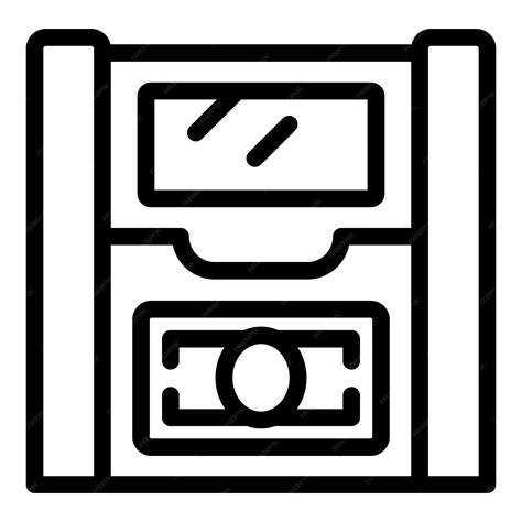 Premium Vector Banknote Detector Icon Outline Vector Tender Solitary