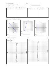 Solve Linear Equations Slope Graphs Earnings Course Hero