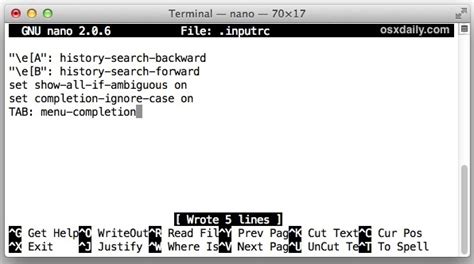 Improve Command Line History Search With These Inputrc Modifications