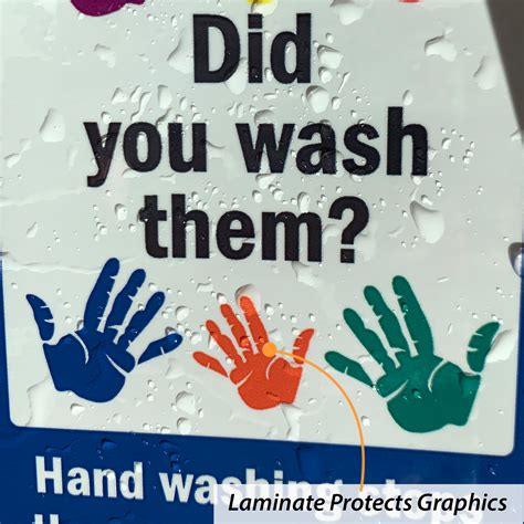 Hand Washing Stops The Spread Of Germs Sign