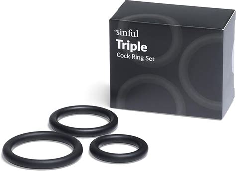 Sinful Penisring Set Mit 3 Dehnbaren Penisringen Aus Silikon