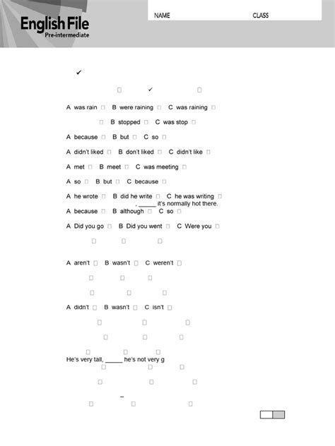 Ef4e Preint Quicktest 02 Pdf Linguistics