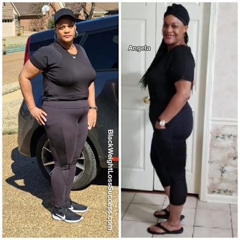 Angela Lost 25 Pounds Black Weight Loss Success