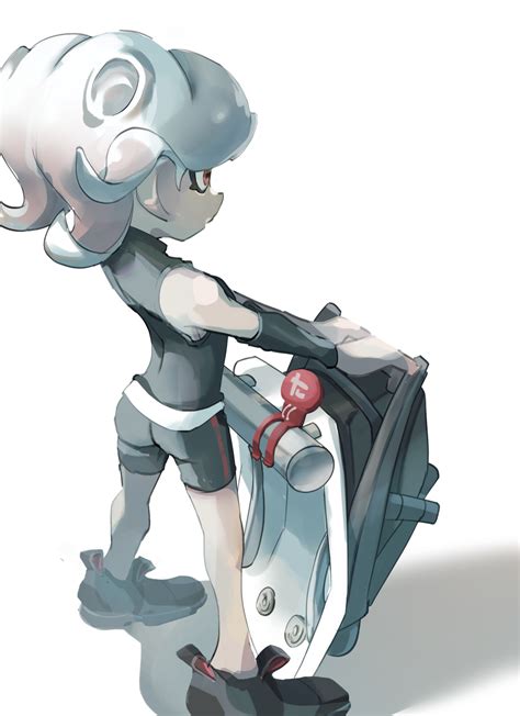 Octoling Player Character And Octoling Girl Splatoon Drawn By