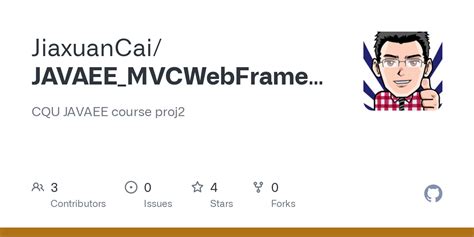 github jiaxuancai javaee mvcwebframework cqu javaee course proj2