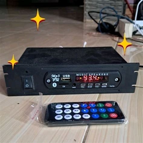 Jual Modul Bluetooth Amplifier 60watt 12v Stereo Adaptor 12v 2a